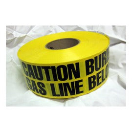 Harris Industries 3" X 1000' Yellow 4 mil Polyethylene Barricade Tape