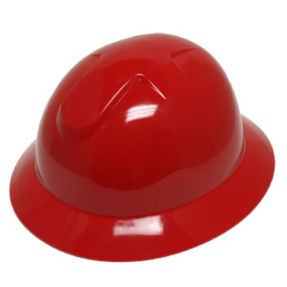 Durashell - Full Brim Hard Hat - Red