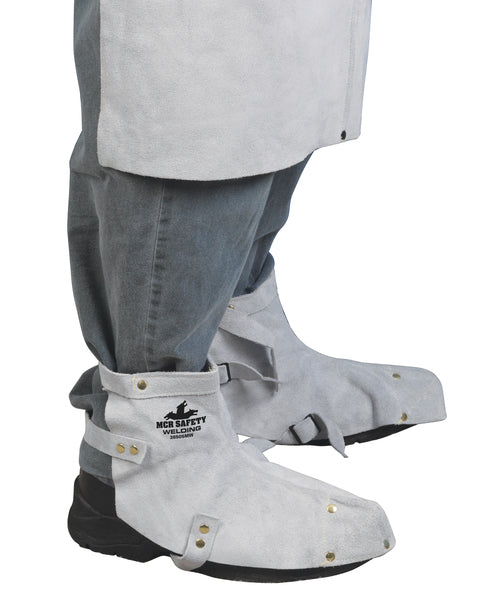 MCR Safety Mphs Welding Leather Shoe Protector