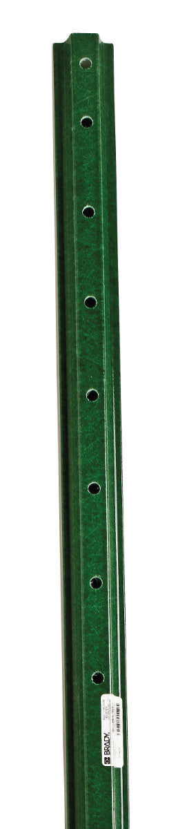 Brady® 8' Green Composite Aluminum Sign Posts