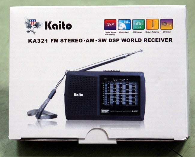 Kaito KA321 Pocket-size 10-Band AM/FM Shortwave Radio with DSP (Digita